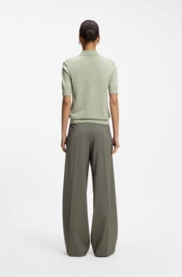 BOSS Superfine Merino Wool Knit Polo