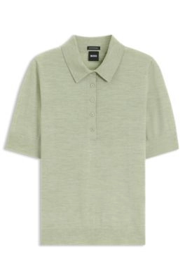 BOSS Superfine Merino Wool Knit Polo