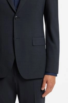 BOSS Two-piece Slim-fit Suit In Performance-stretch Fabric