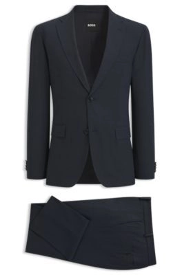 BOSS Two-piece Slim-fit Suit In Performance-stretch Fabric