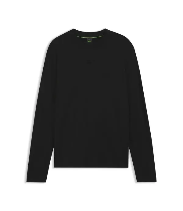 BOSS Porsche X Long-sleeved T-shirt With Glossy Logo