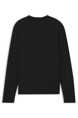 BOSS Porsche X Long-sleeved T-shirt With Glossy Logo