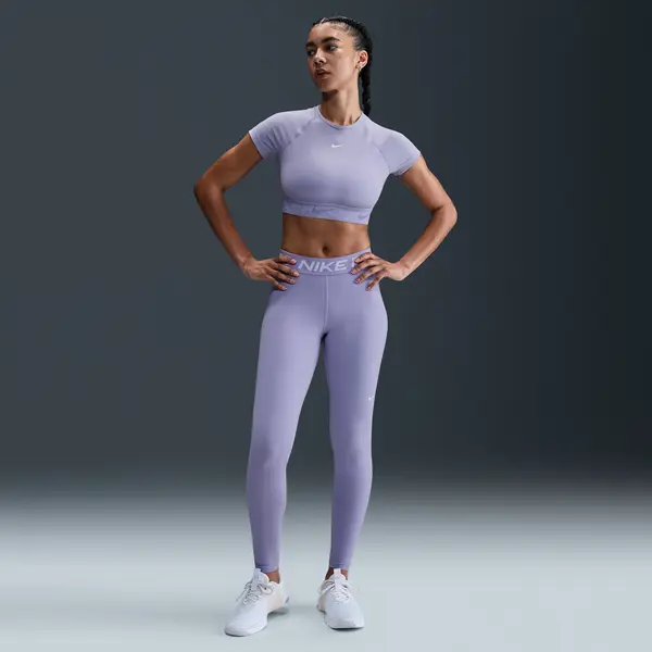 Nike Pro Dri-fit Cropped Graphic Top