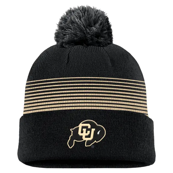 Nike Colorado Sideline Peak College Cuffed Pom Beanie