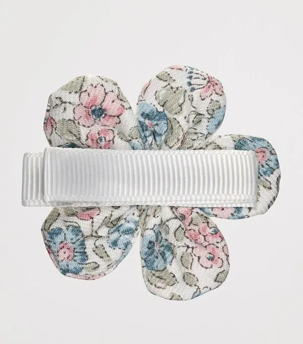 Trotters Cotton Floral Bow Hair Clip