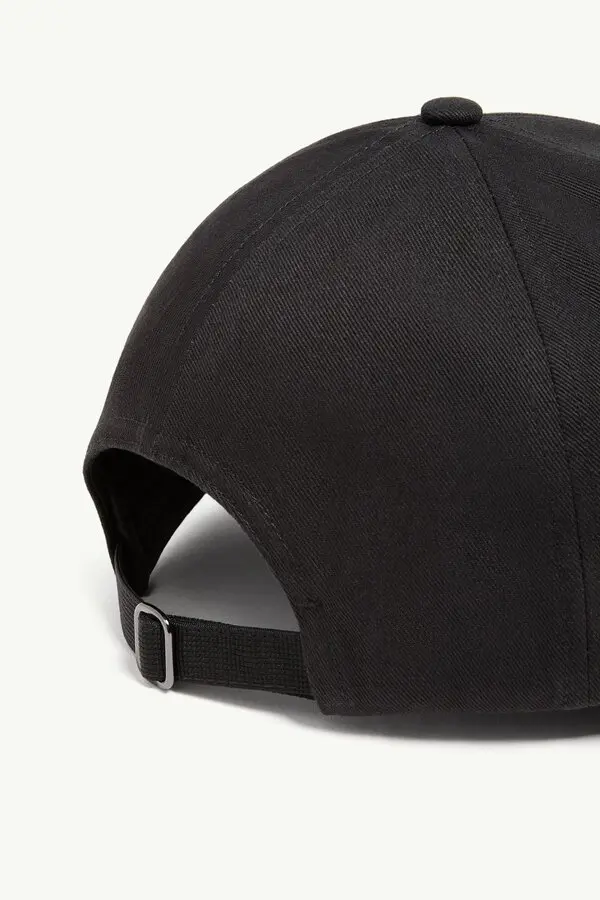 Moncler Silicone Logo Cotton Baseball Cap