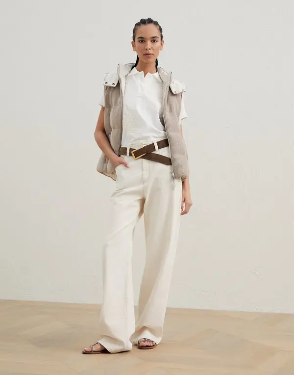 Brunello Cucinelli Down Padded Knit Gilet