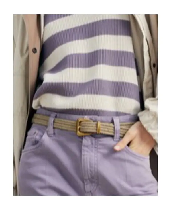 Brunello Cucinelli Woven Buckle Belt