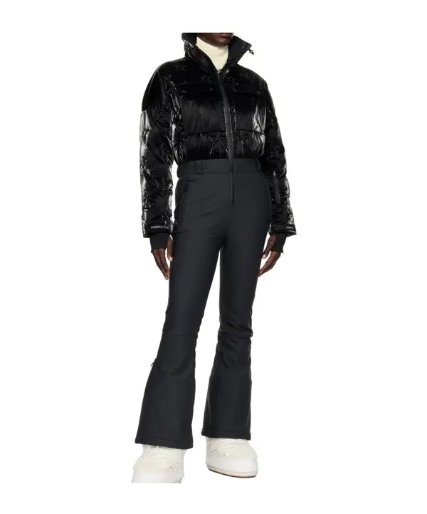 Perfect Moment Helen Embroidered Quilted Down Ski Suit