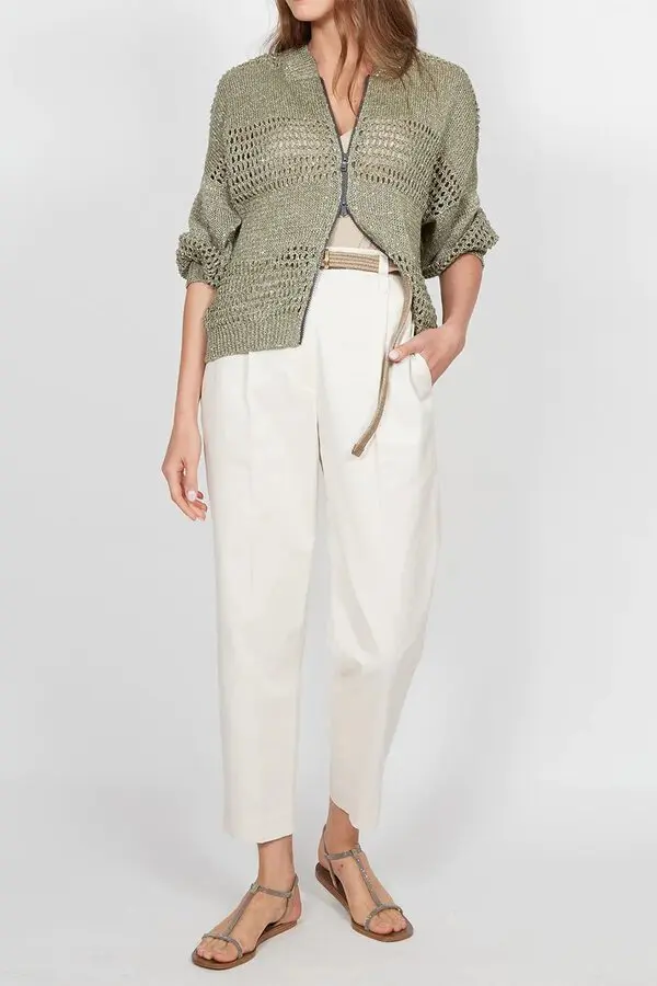 Brunello Cucinelli Cropped Tailored Trousers