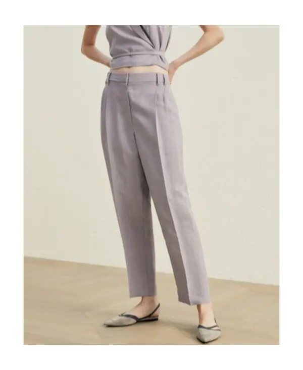 Brunello Cucinelli High-waisted Tailored Trousers With Belt Loops
