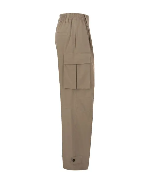 Brunello Cucinelli Pleated Cargo Trousers