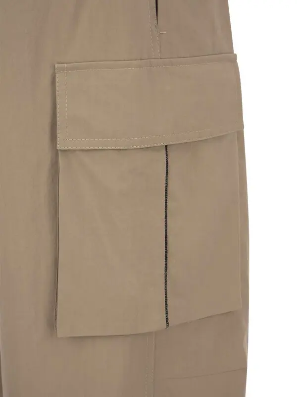 Brunello Cucinelli Pleated Cargo Trousers