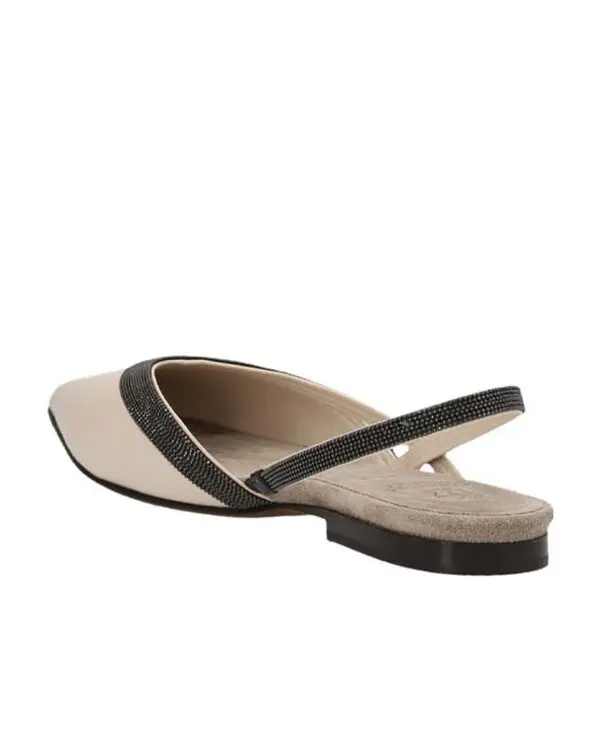 Brunello Cucinelli Slingback Pointed-toe Shoes