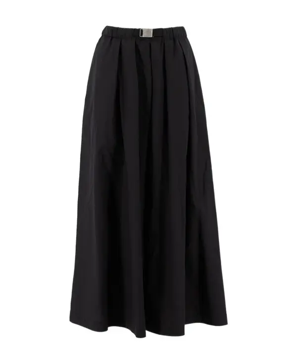 Brunello Cucinelli Buckled Pleated Midi Skirt