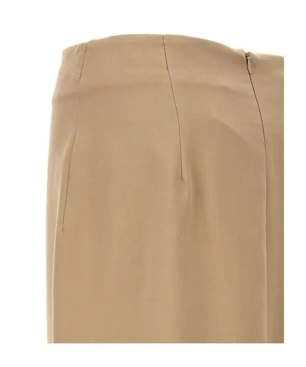 Brunello Cucinelli Midi Skirt With Slit Detail