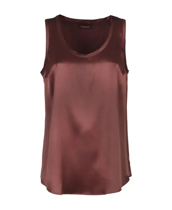 Brunello Cucinelli Sleeveless Silk Top
