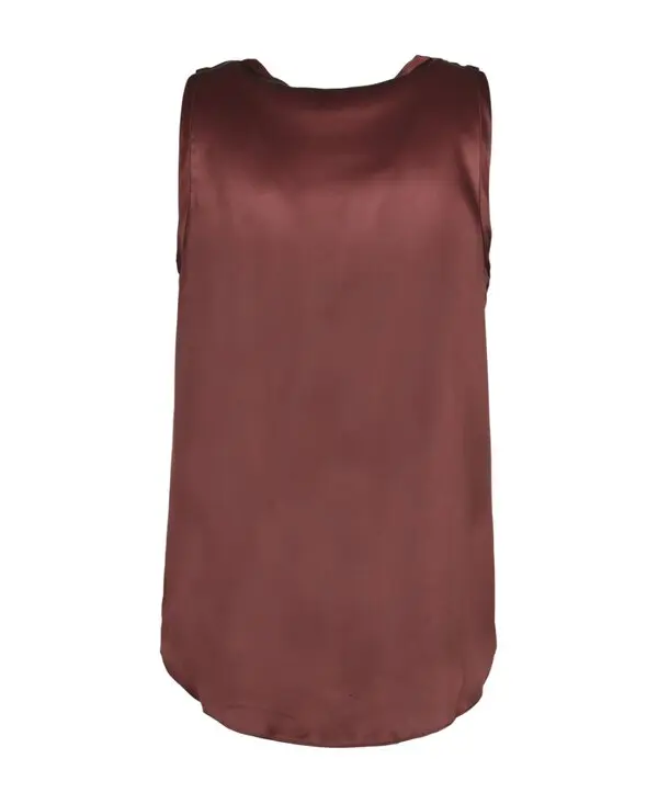 Brunello Cucinelli Sleeveless Silk Top