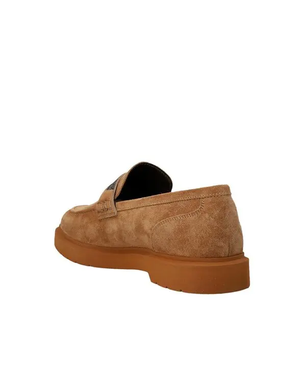 Brunello Cucinelli Embellished Almond Toe Loafers