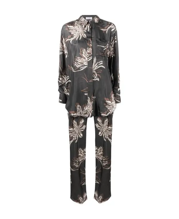Brunello Cucinelli Floral-print Jumpsuit