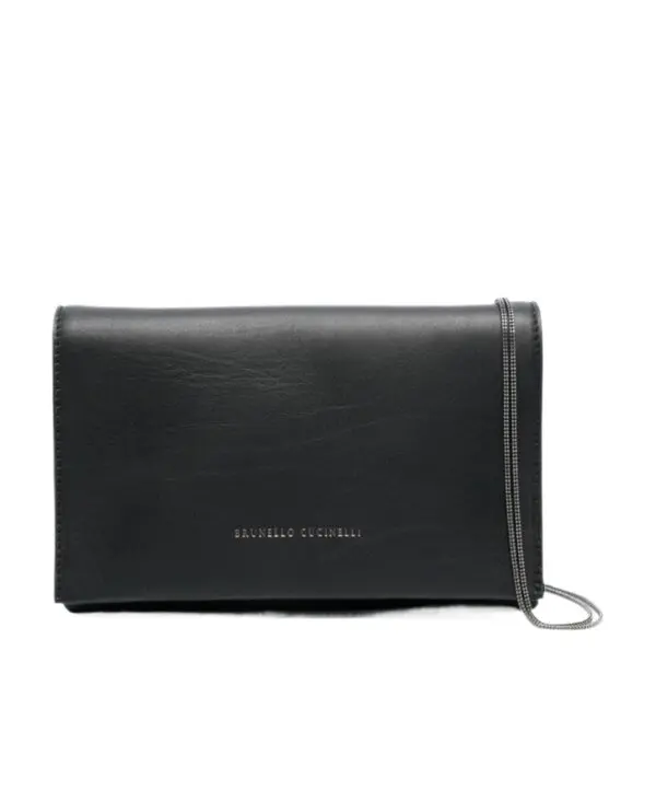 Brunello Cucinelli Leather Shoulder Bag