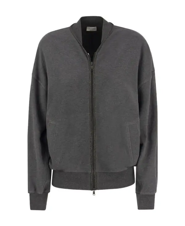 Brunello Cucinelli Cotton Casual Coat - Black