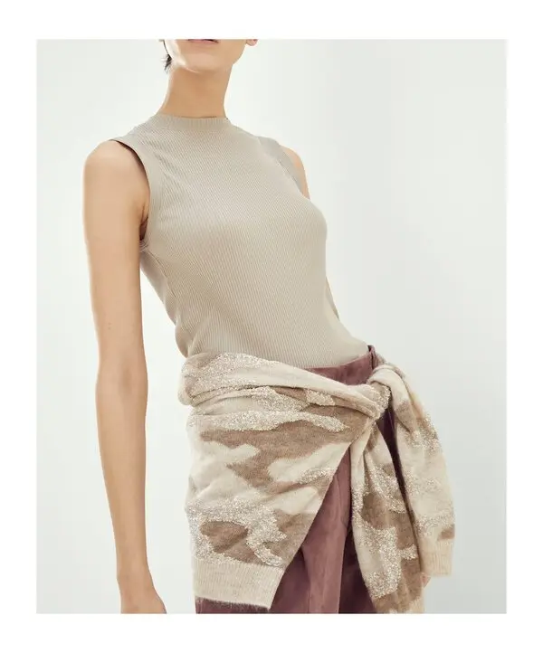 Brunello Cucinelli Ribbed Tank Top
