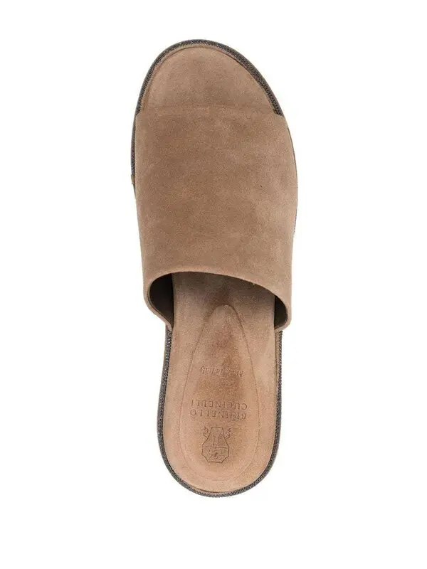 Brunello Cucinelli Platform Sole Mules