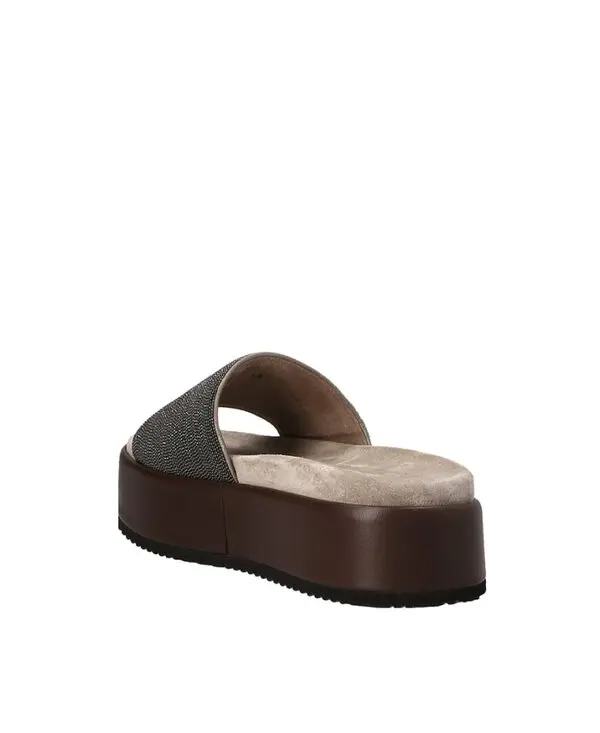 Brunello Cucinelli Chunky Open-tie Sandals