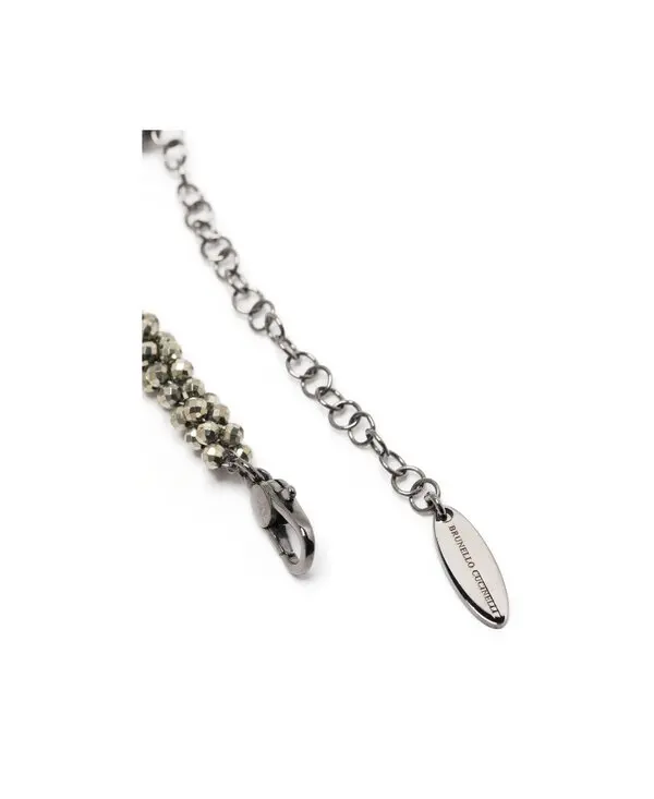 Brunello Cucinelli Beaded Knot Necklace