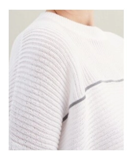 Brunello Cucinelli Ribbed Crewneck Cropped Sweater