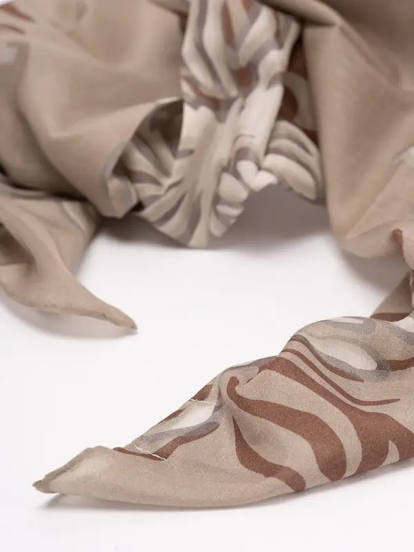 Brunello Cucinelli Floral Print Foulard