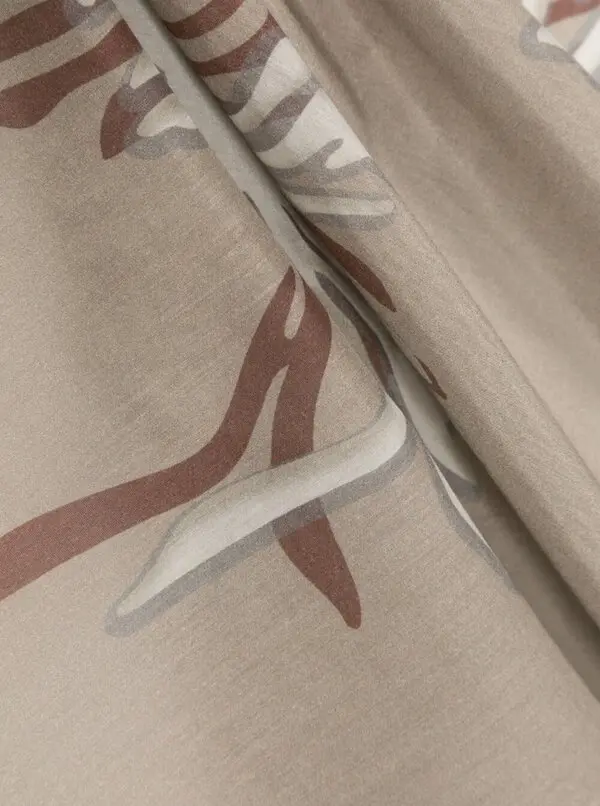 Brunello Cucinelli Floral Print Foulard
