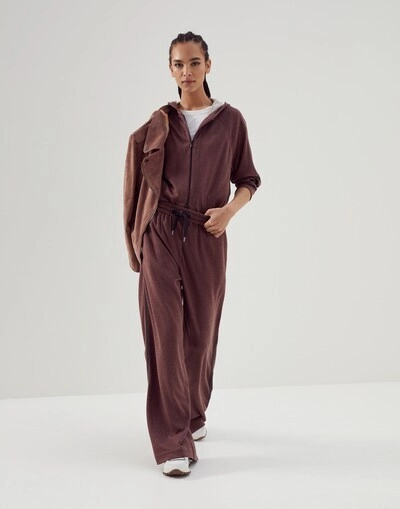 Brunello Cucinelli Jersey-knit Drawstring Zipped Hoodie