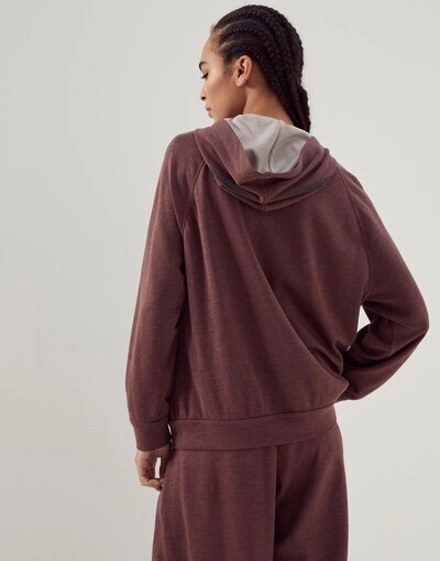 Brunello Cucinelli Jersey-knit Drawstring Zipped Hoodie