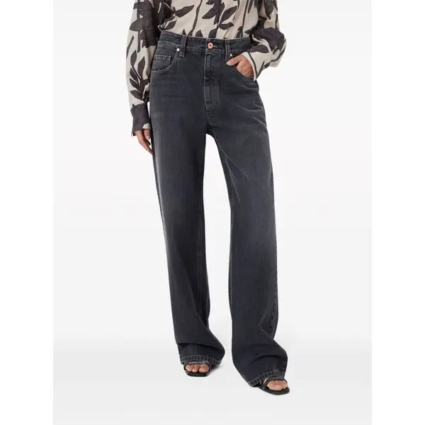 Brunello Cucinelli Loose Fit Denim Jeans