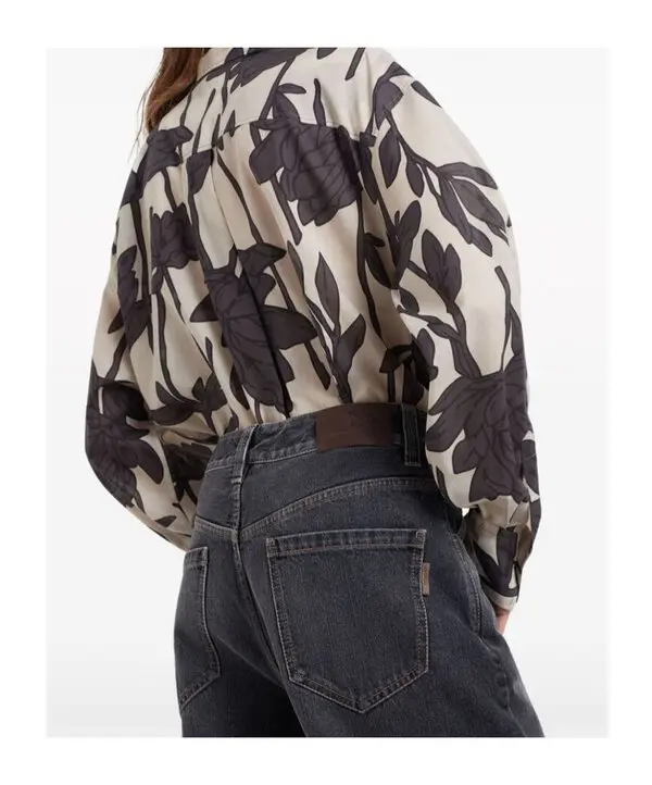 Brunello Cucinelli Loose Fit Denim Jeans
