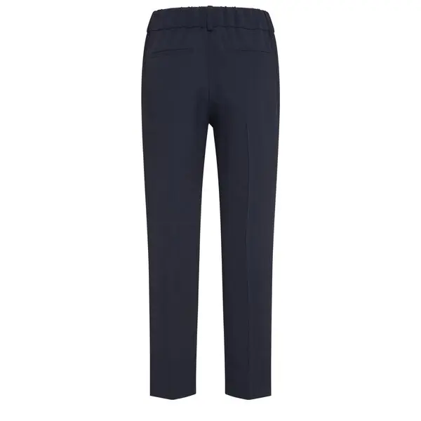 Brunello Cucinelli Cropped Trousers With Elasticated Waist