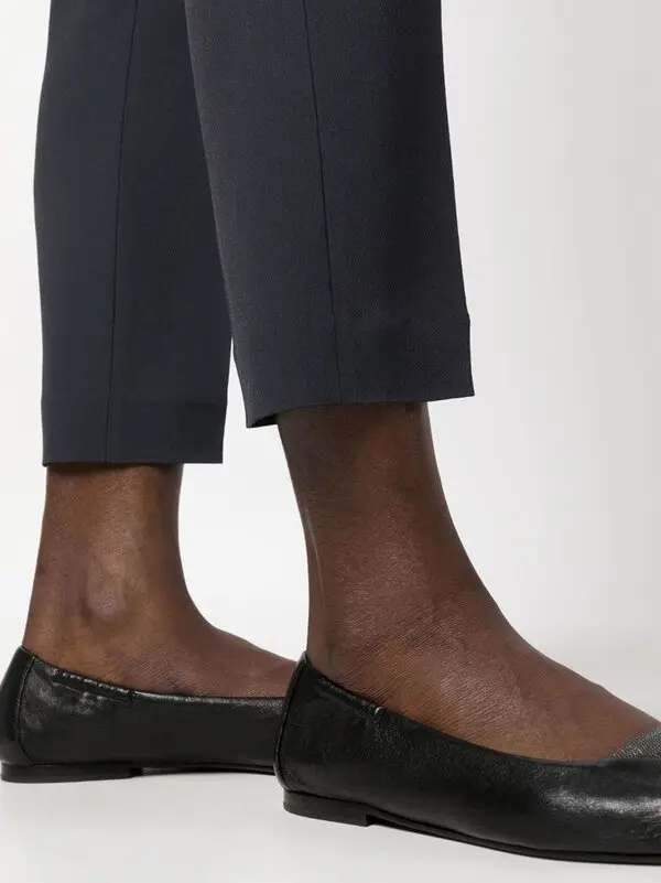 Brunello Cucinelli Cropped Trousers With Elasticated Waist