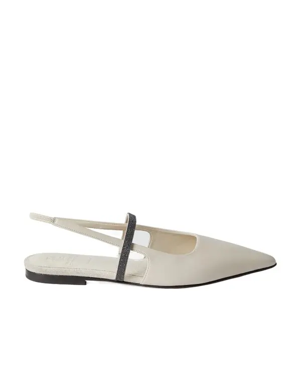 Brunello Cucinelli Slingback Ballet Flats