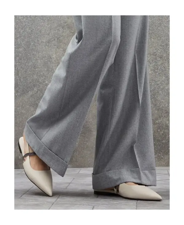 Brunello Cucinelli Slingback Ballet Flats