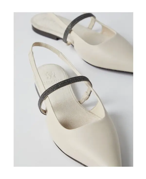 Brunello Cucinelli Slingback Ballet Flats