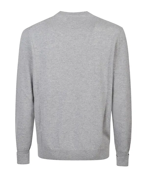 BALLANTYNE Crewneck Knitted Jumper - Gray
