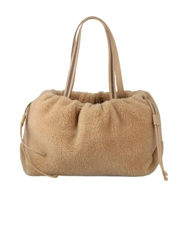 Brunello Cucinelli Drawstring Tote Bag