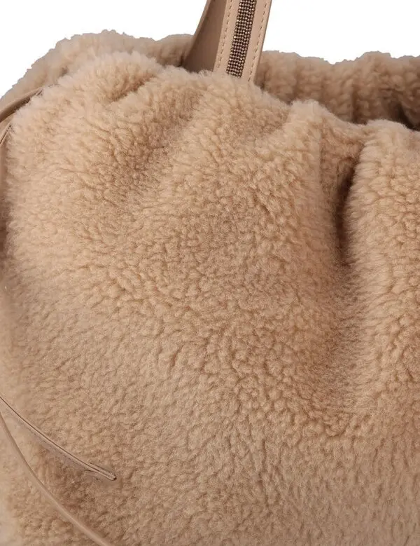 Brunello Cucinelli Drawstring Tote Bag