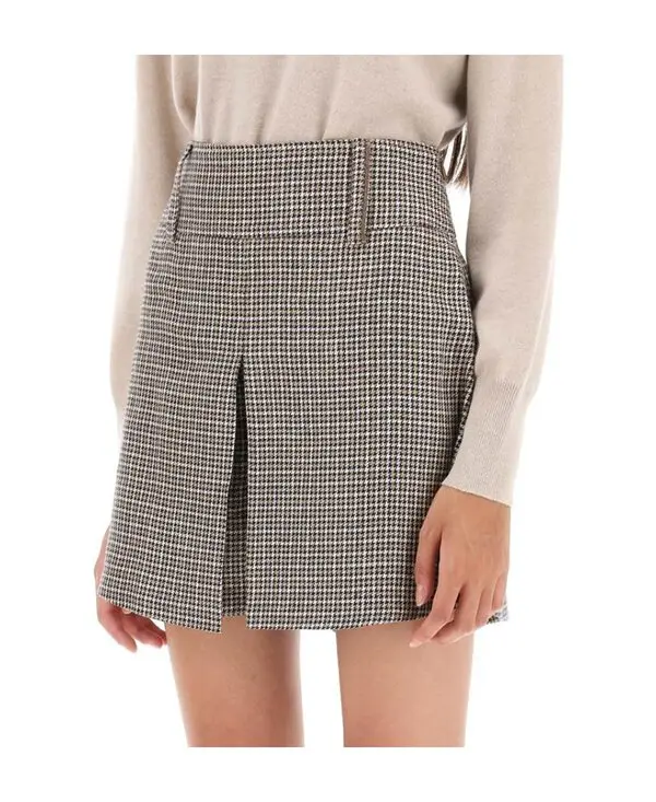 Brunello Cucinelli Mid-rise Check-printed Shorts