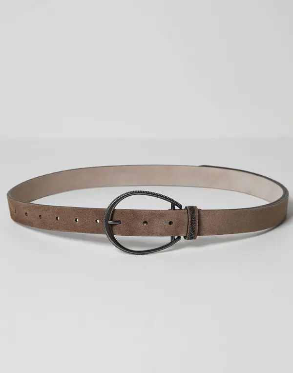 Brunello Cucinelli Pointed Tip Buckle Belt