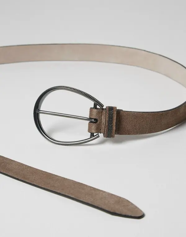 Brunello Cucinelli Pointed Tip Buckle Belt