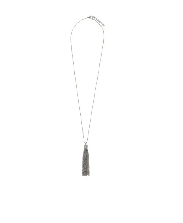Brunello Cucinelli Tasseled Lobster Clasp Necklace