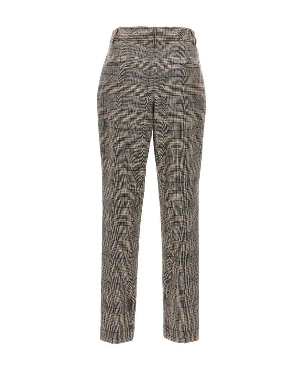 Brunello Cucinelli Plaid Tailored Trousers